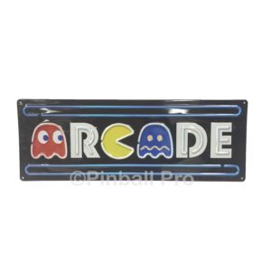 Pac-Man Arcade Tin Sign - Pinballpro.com