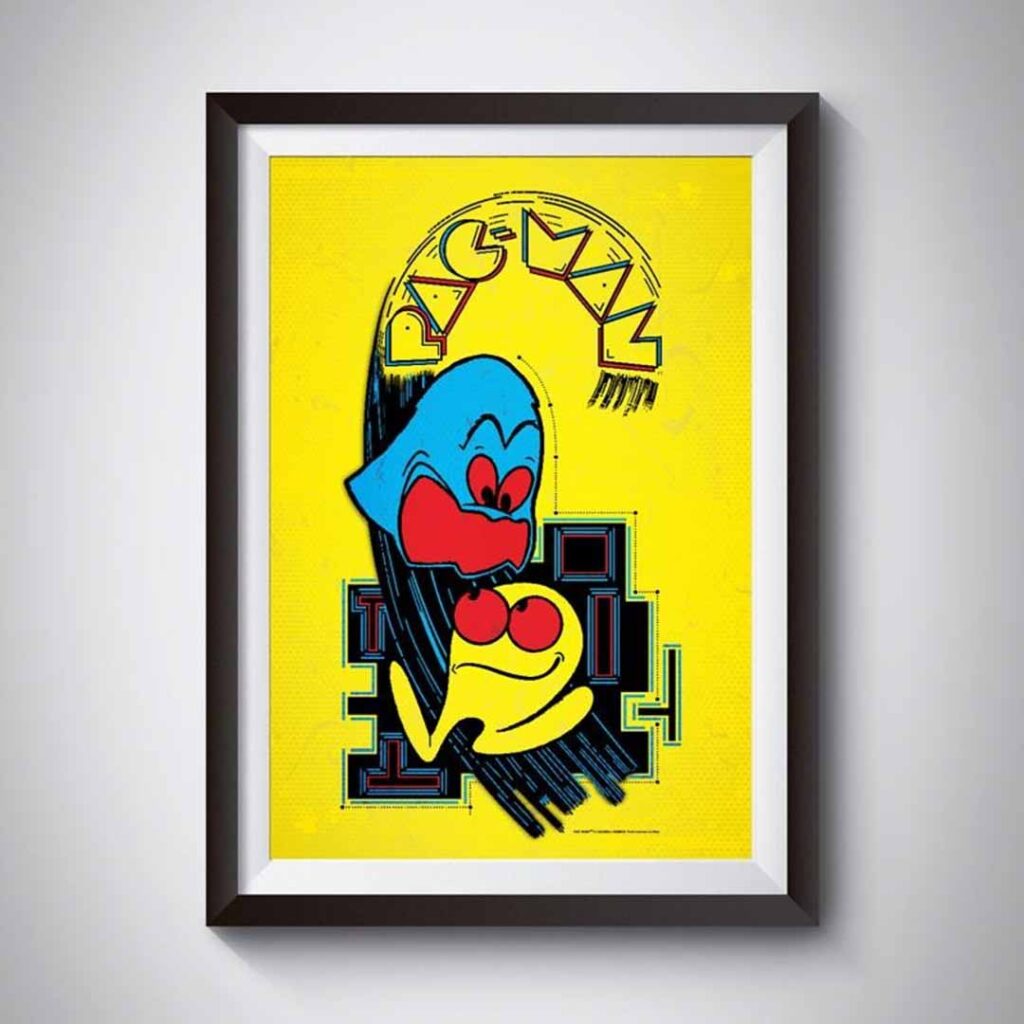 Pac-Man Wall Art Poster - Pinballpro.com