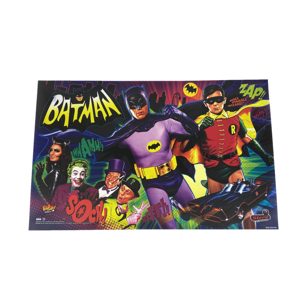 Limited Batman 66 Crime Fighter Art Blades from Stern - Pinballpro.com