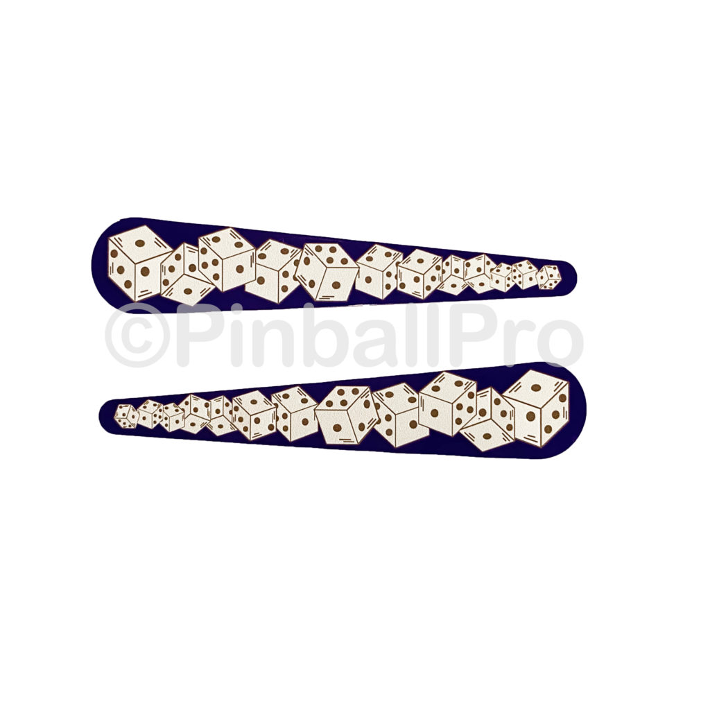 Dice Flipper Bat Decals - Pinballpro.com