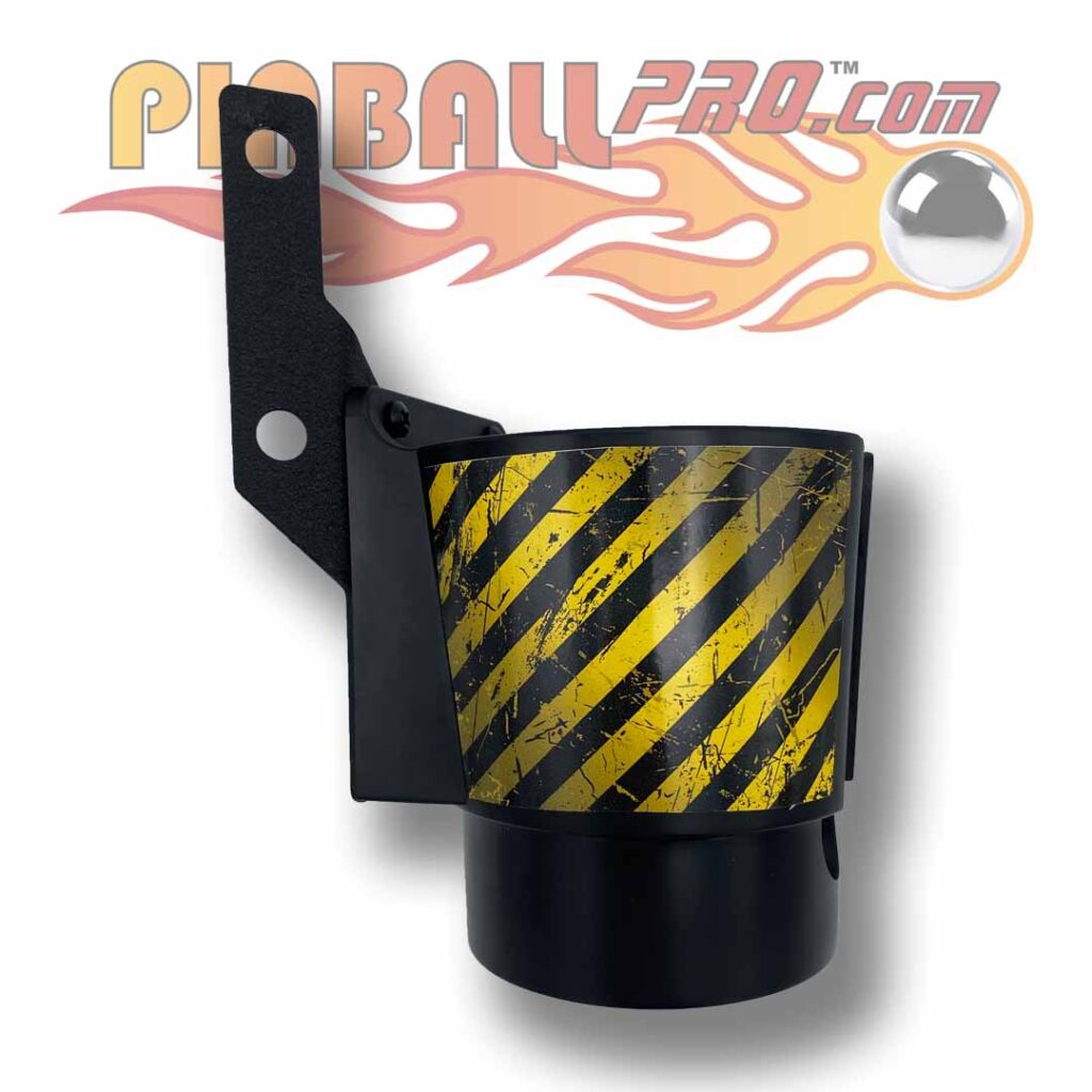 Caution Tape Pincup Decal - Pinballpro.com