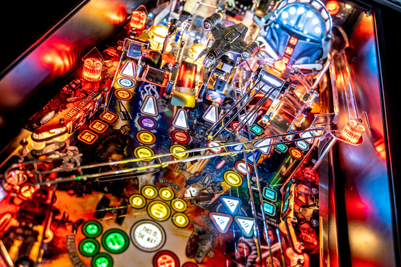 Mandalorian Premium Pinball Machine from Stern - Pinballpro.com