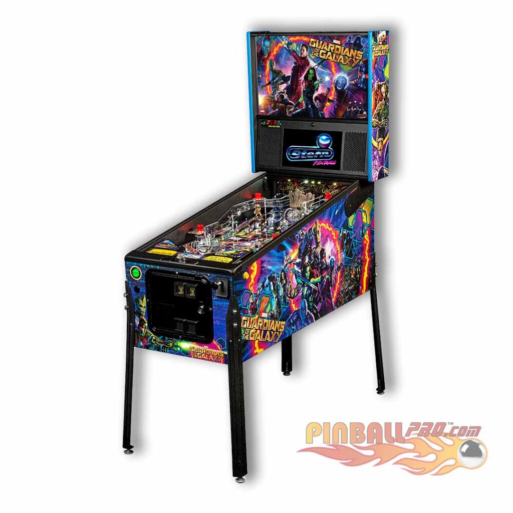 Guardians of the Galaxy Pro Demo Pinball Machine from Stern ...