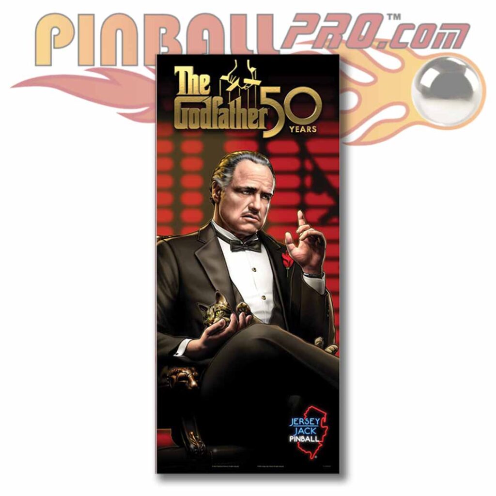 The Godfather Vertical Banners from Jersey Jack - Pinballpro.com