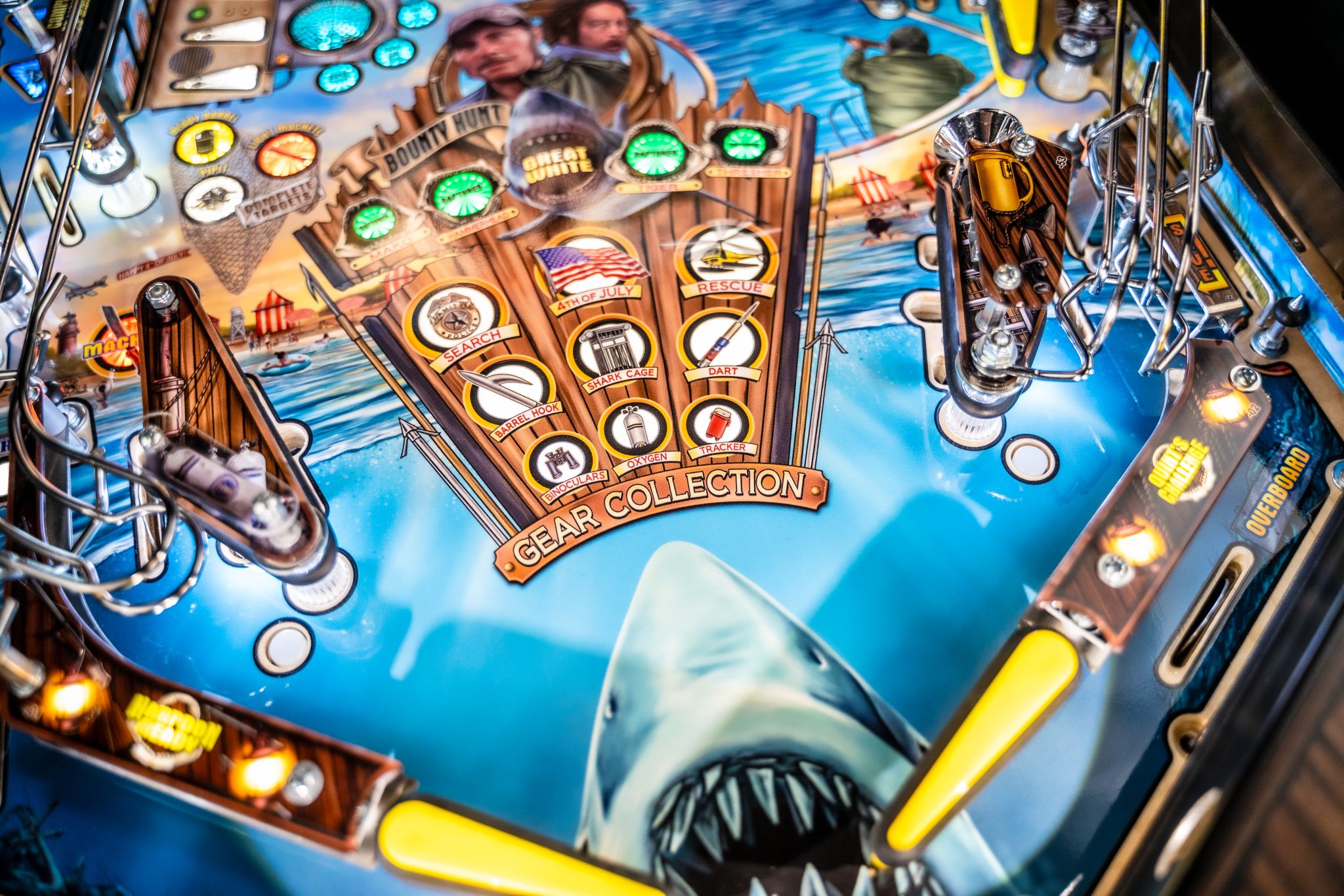 Jaws Premium Pinball Machine from Stern - Pinballpro.com
