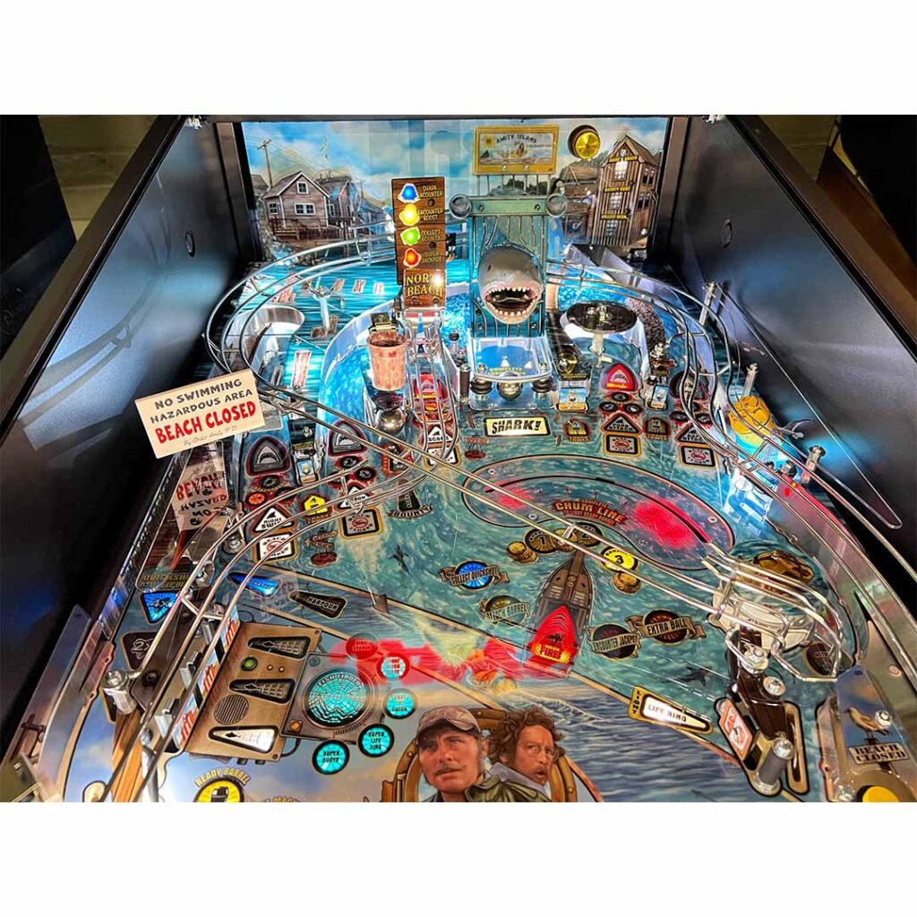 Jaws No Swimming Sign - Pinballpro.com