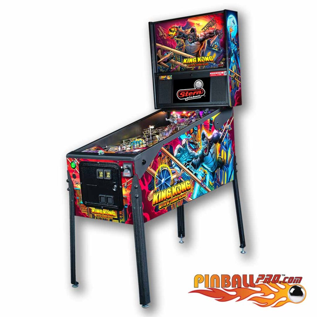 King Kong: Myth of Terror Island Premium Pinball Machine from Stern ...