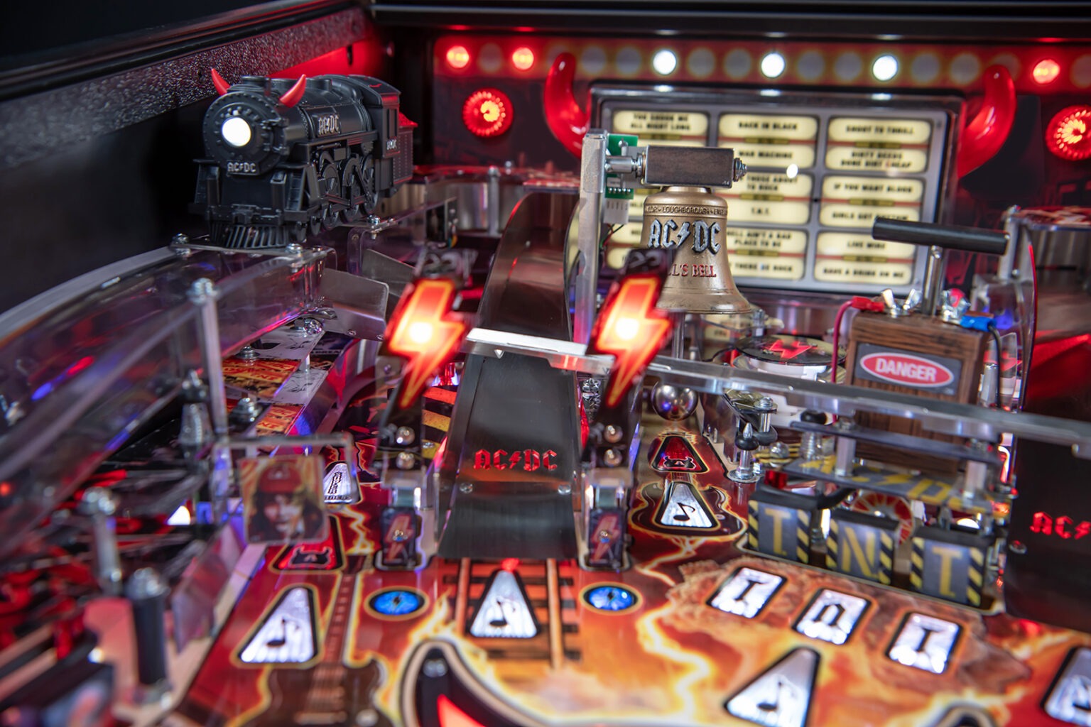 AC/DC Remastered Premium Pinball Machine from Stern - Pinballpro.com